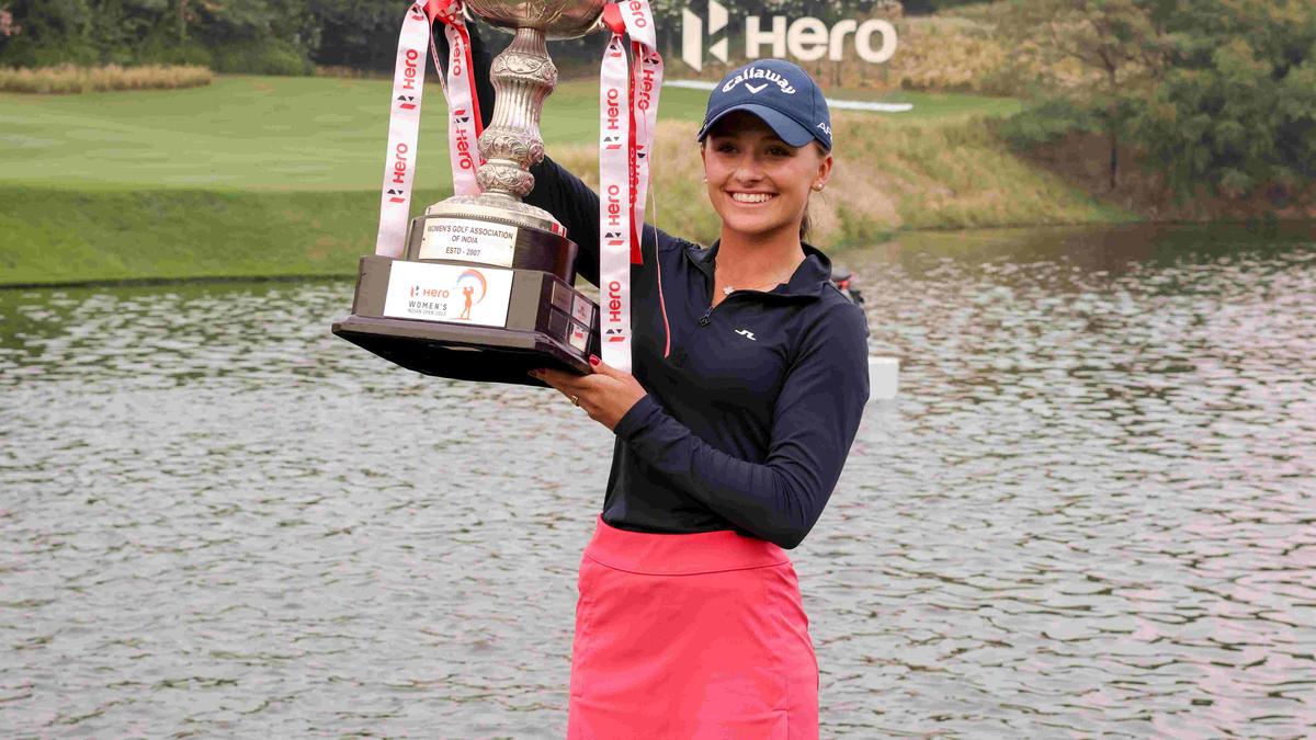 Women’s Indian Open golf | Diksha Dagar finishes creditable third; rookie Aline Krauter cruises ...